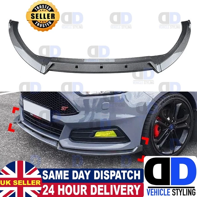 FORD FOCUS MK3 3.5 ST Front Bumper Splitter Spoiler Lip Wing 12-18 ...