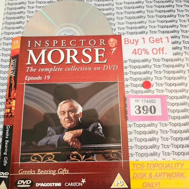 INSPECTOR MORSE EPISODE 19 dvd disc and artwork only. Save £s. Eco. £2. ...