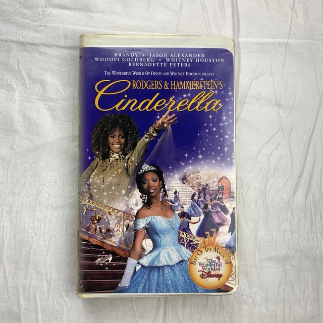 DISNEY RODGERS & Hammerstein's Cinderella VHS (1997) Brandy, Whitney ...