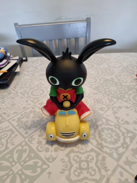 CBEEBIES BING BUNNY Push Along Bing On Taxi Toy 8" Plastic Toy £9.99 ...