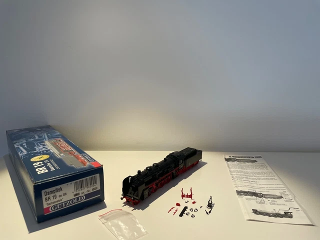 GÜTZOLD 48200, DAMPFLOKOMOTIVE BR 19 "Sachsenstolz" der DR Epoche III, in OVP EUR 165,50 ...