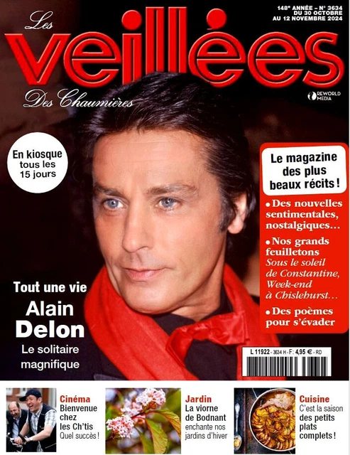 LES VEILLEES 3634 Alain Delon/Hugues Aufray/Dicaprio/Boon/Chantal Goya ...