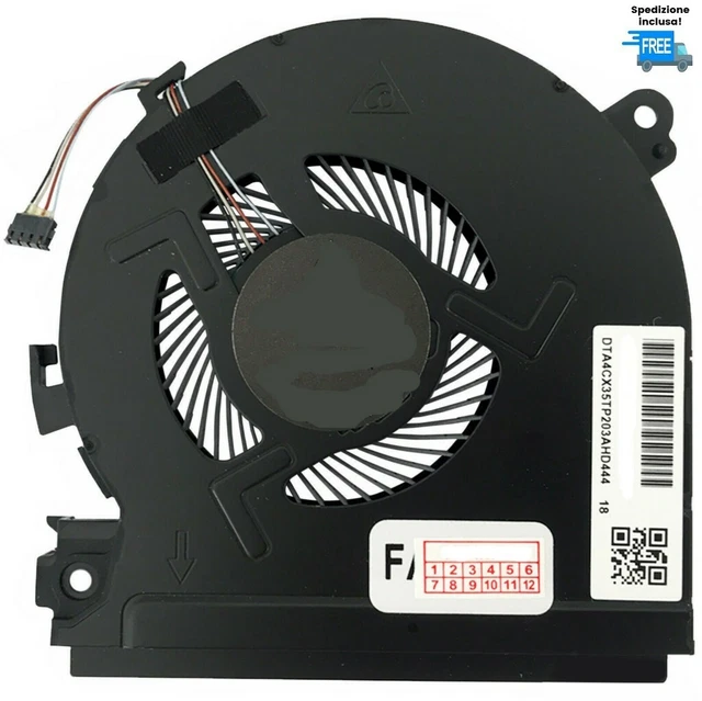 VENTILATEUR HP SPECTRE X360 15-CH Droite CPU Fan Neuf 4 Broches ...