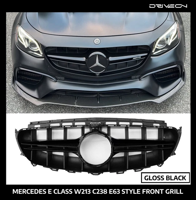 GLOSS BLACK E63S Amg Front Grille Grill Fit For Mercedes E Class W213 ...