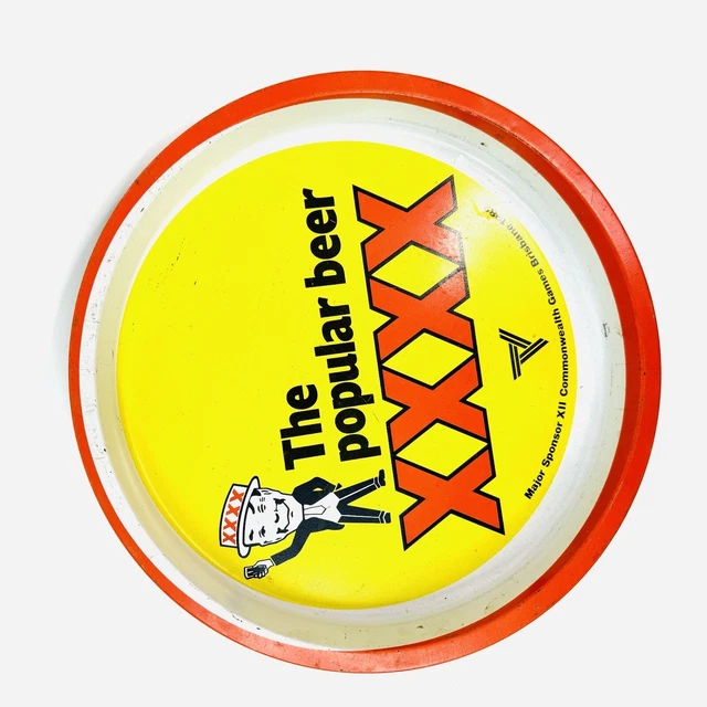 MR FOUREX XXXX The Popular Beer Vintage Metal Tray Bar Man Cave Games ...