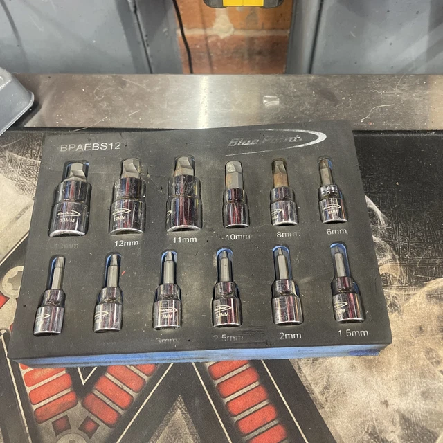 BLUE POINT 12 Piece Rounded Hex Removal Set. BPAEBS12 £50.00 - PicClick UK