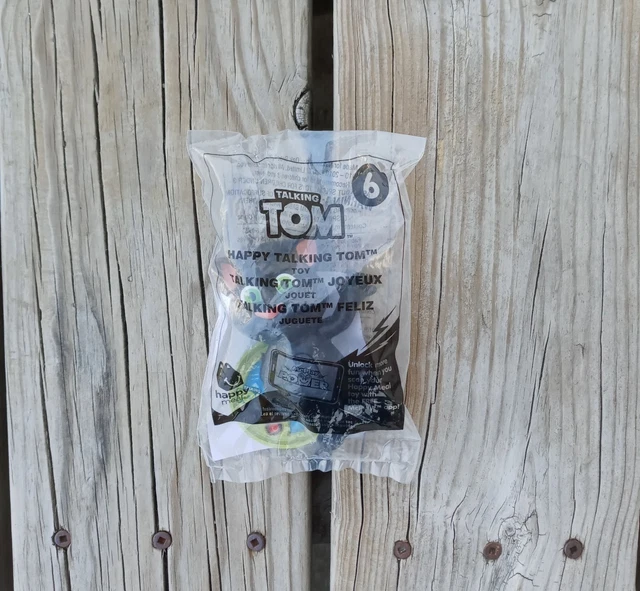 HAPPY TALKING TOM #6 2016 McDonalds Happy Meal Toy New in Unopened Bag ...