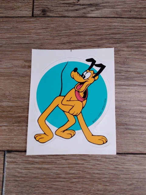 VINTAGE 1970S WALT Disney Pluto Sticker Decal $9.50 - PicClick
