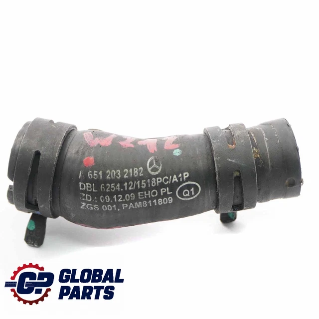 WATER HOSE MERCEDES W204 W212 Cooling Coolant Pipe Line A6512032182 EUR ...