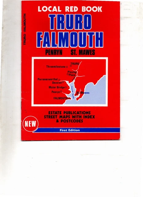 LOCAL RED BOOK Truro Falmouth Penryn St mawes first edition Cornwall £0 ...