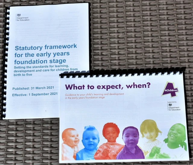 EYFS EARLY YEARS Guides Statutory Framework 2021 & What To Expect, When ...