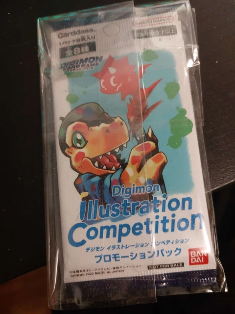 JAPANESE DIGIMON ILLUSTRATION COMPETITION PROMOTION PACK Digimon Card ...