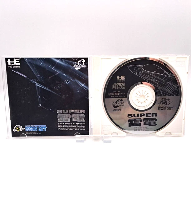 SUPER RAIDEN PC Engine Super CD-ROM NTSC-J PCE WORKS TurboGrafx Turbo ...