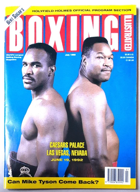 BOXING ILLUSTRATED MAG Mike Tyson Evander Holyfield July 1992 £11.11 ...