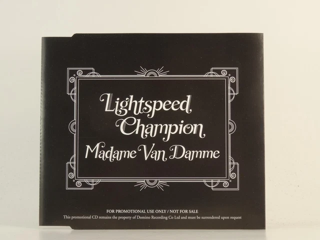 LIGHTSPEED CHAMPION MADAME VAN DAMME (H1) 1 Track Promo CD Single ...