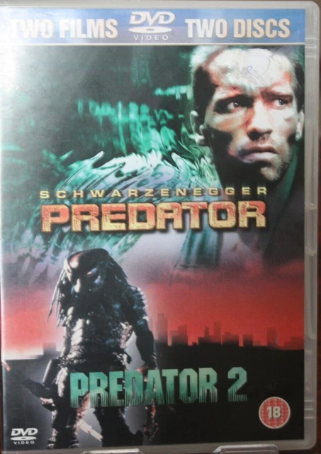 PREDATOR/PREDATOR 2 DVD (2004) Arnold Schwarzenegger, RESURFACED DISCS ...
