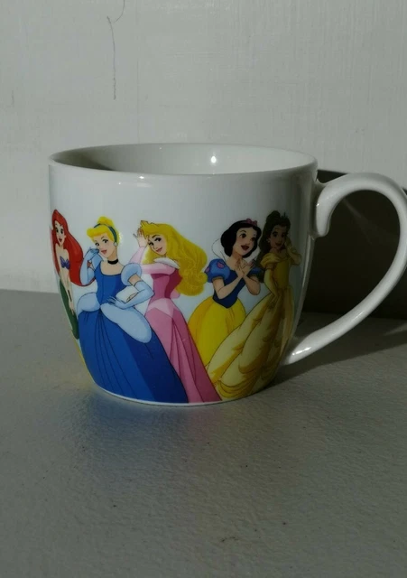 DISNEY PRINCESS CERAMIC Mug Tea Coffee Cup Belle Ariel Cinderella ...