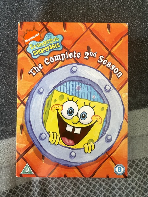 SPONGEBOB SQUAREPANTS COMPLETE Second Season 2 DVD Box Set REGION 2 ...
