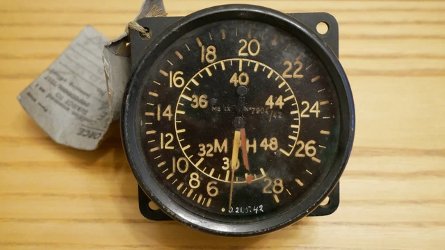 WW2 RAF AIR Speed Indicator ASI MK IX 6A/587 0-480 MPH 1942 Spitfire ...