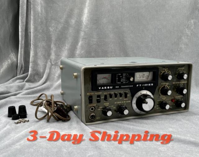 YAESU FT-101ES HAM Radio All Modes Transceiver Power-confirmed READ ...