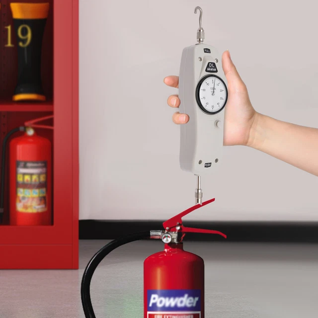 100 LBS PUSH Pull Force Gauge,Force Tester Force Gauge w/ 2 Modes & 5 ...