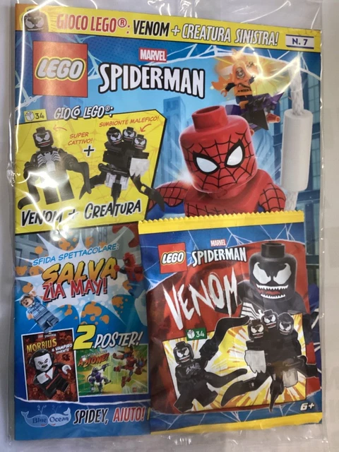 MAGAZINE LEGO SPIDERMAN, VENOM + CREATURA Minifigures De Collection EUR ...