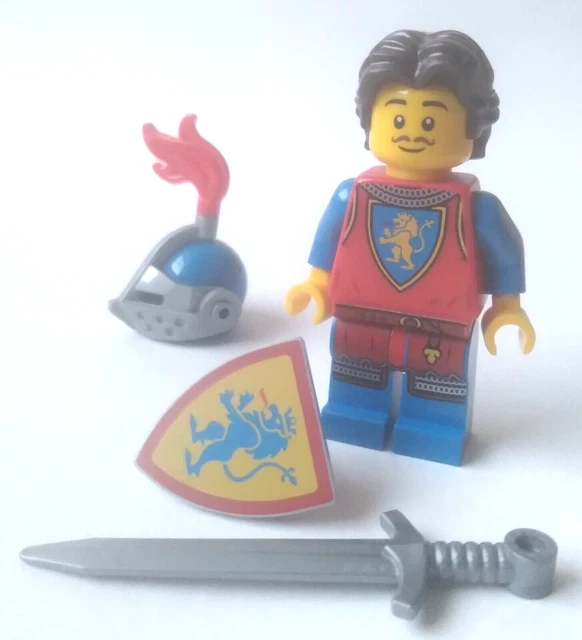 LEGO CASTLE LION KNIGHT MINIFIGURE army medieval warrior prince king ...