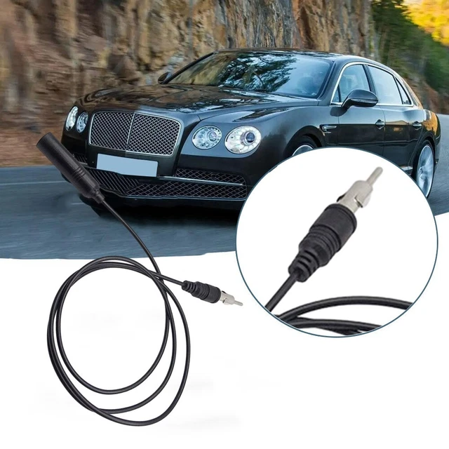 ENHANCED ANTENNA RANGE with Car Stereo Radio Auto Extension Cable 100cm ...