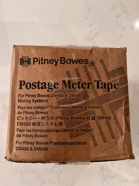 PITNEY BOWES POSTAGE Meter Tape For DM400 & DM500 Mailing System 2 ...