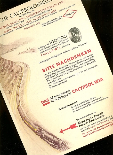 EISENBAHN PROSPEKT &RHEINGOLD Express" mit Dampflok im Rheintal ...