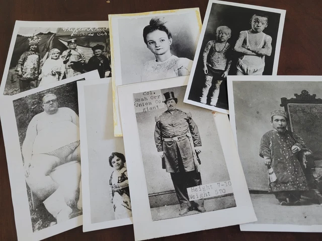 VINTAGE SIDESHOW PERFORMER Photo Kobel Human Oddities Original Prints ...