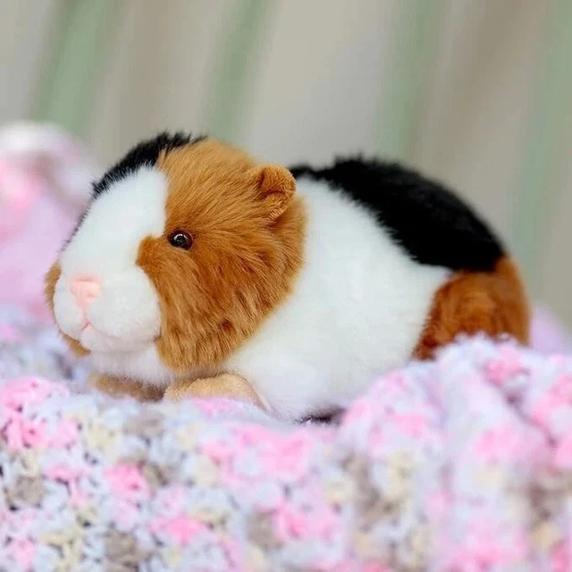 ANIMIGOS WORLD OF Nature Guinea Pig Plush 24cm Soft Realistic Teddy Toy ...