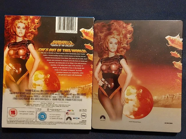 BARBARELLA BLU-RAY ZAVVI STEELBOOK embossed / Prägung ! Jane Fonda Sci ...