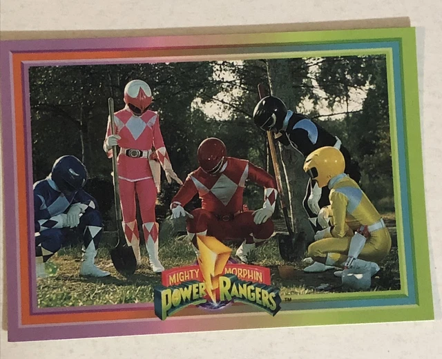 MIGHTY MORPHIN POWER Rangers 1994 Trading Card #65 Searching For Clues ...