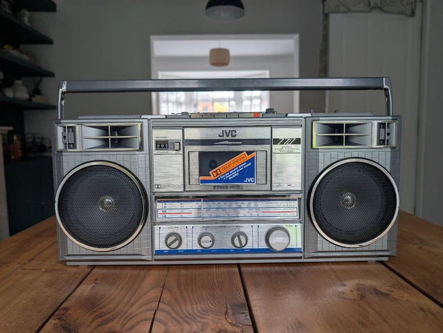 JVC VINTAGE STEREO RC-770LB Boombox - All Working £50.00 - PicClick UK