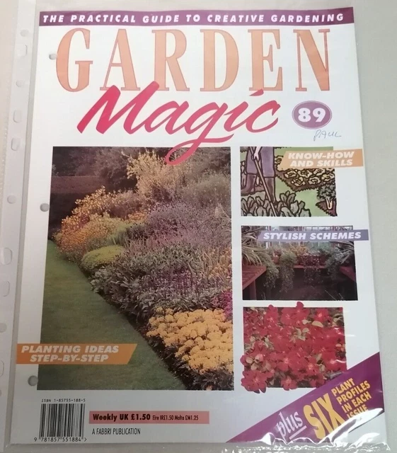 MAGAZINE - 1990S Garden Magic Practical Guide To Creative Gardening Part #89 £2.00 - PicClick UK