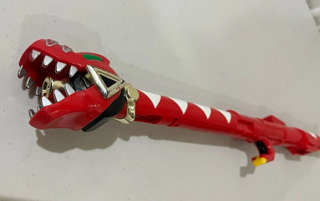 POWER-RANGERS DINO THUNDER Tyranno Staff Red Weapon Bandai 2003 COSPLAY ...