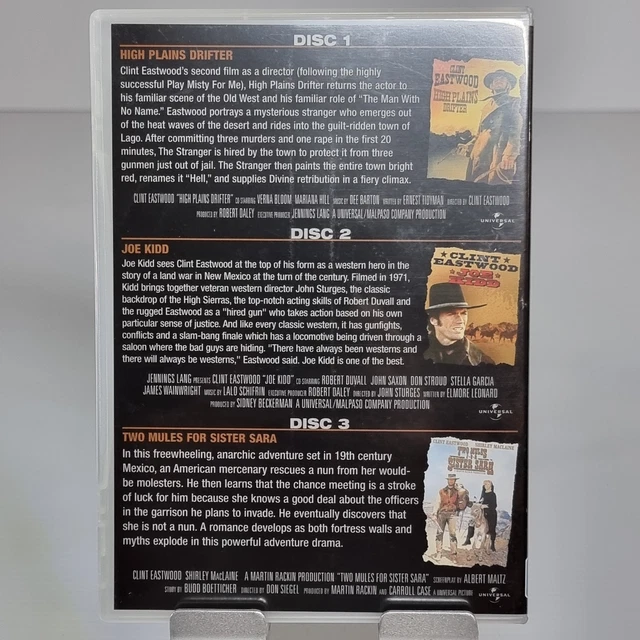 CLINT EASTWOOD-WESTERN COLLECTION (DVD, 1972) PAL Region 2,4 Box Set ...