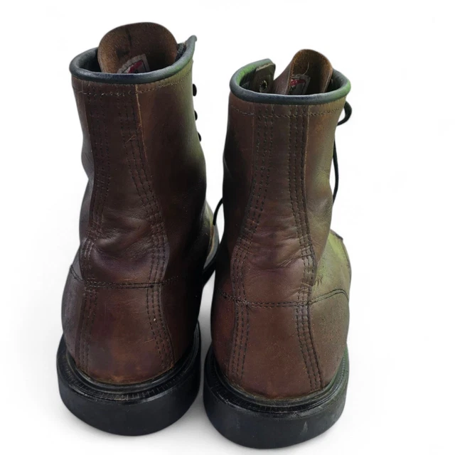 RED WING 953 Steel Toe Work Boots Men’s 10 D Brown Leather USA £79.67 ...