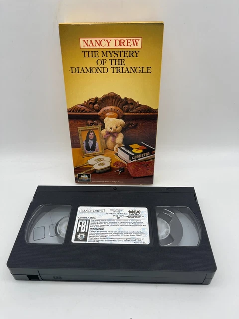 NANCY DREW VHS The Mystery Of The Diamond Triangle 1993 MCA Excellent ...