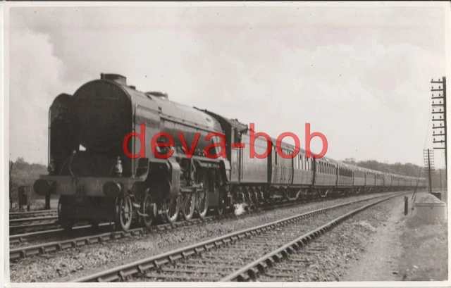 RAILWAY PHOTO LNER A2 E500 Edward Thompson Brookmans Park 1948 A2/3 ...