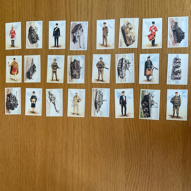 BRITISH ARMY MAGAZINE FULL SET 24 Cards THE BRITISH ARMY 1993 EXCELLENT ...