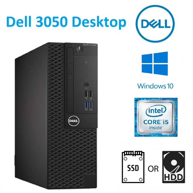 DELL OPTIPLEX 3050 SFF Windows Desktop PC Intel i5 7th Gen 8GB 16GB ...