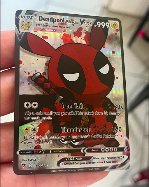 PIKACHU VCOS COMPLETE SET - 55x Pokemon Cards Cosplay Holo Full Art Alt ...