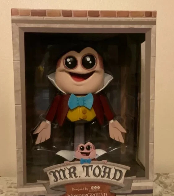 DISNEYLAND 65TH ANNIVERSARY MR TOAD Vinyl Figure New in box $30.00 ...