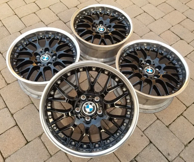 BMW E28 M5 E24 M6 E30 M3 E39 530 OEM BBS RS740 Style 42 17" Wheels Rim ...