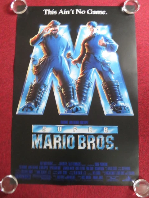 SUPER MARIO BROS. Us One Sheet Rolled Poster Bob Hoskins John Leguizamo ...