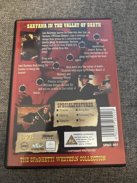 SARTANA IN THE Valley Of Death (DVD) 1970. William Berger, Wayde ...