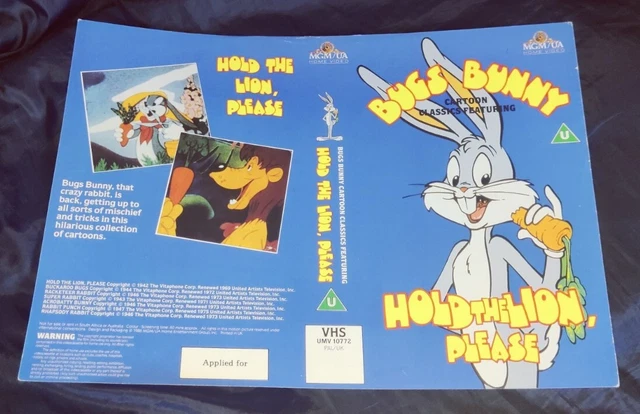 ORIGINAL PROMO EX rental Post cert big box VHS Video Sample Sleeve Bugs ...