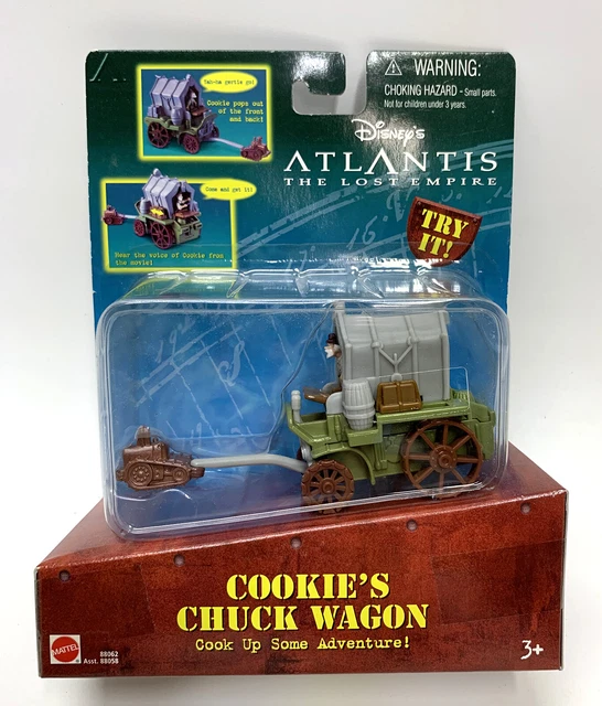 VÉHICULE WAGON DISNEY'S Atlantis The Lost Empire Cookie's Chuck neuf ...